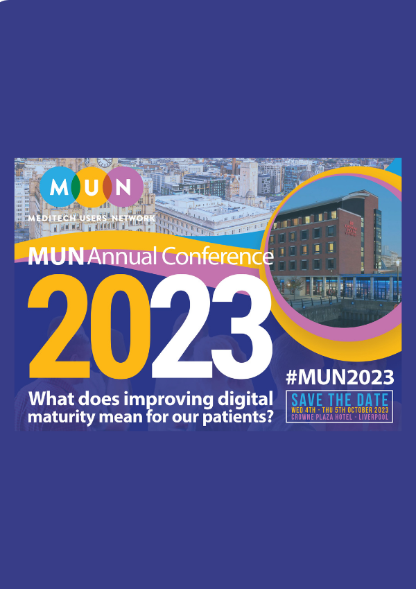 MUN Conference 2023 - MUN - MEDITECH Users Network